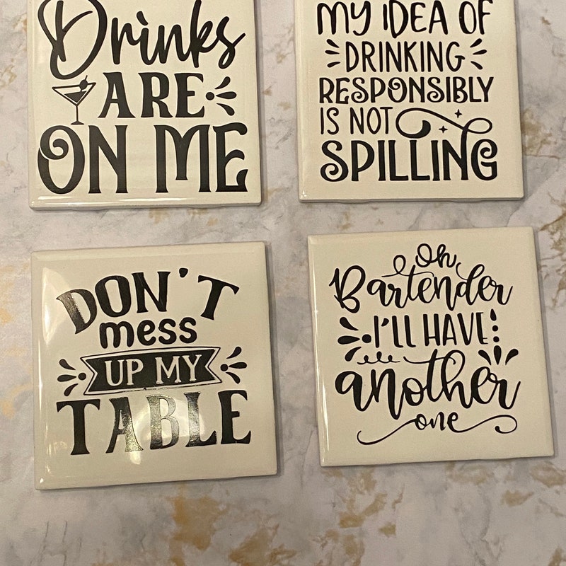 Funny Coaster Sayings - Etsy