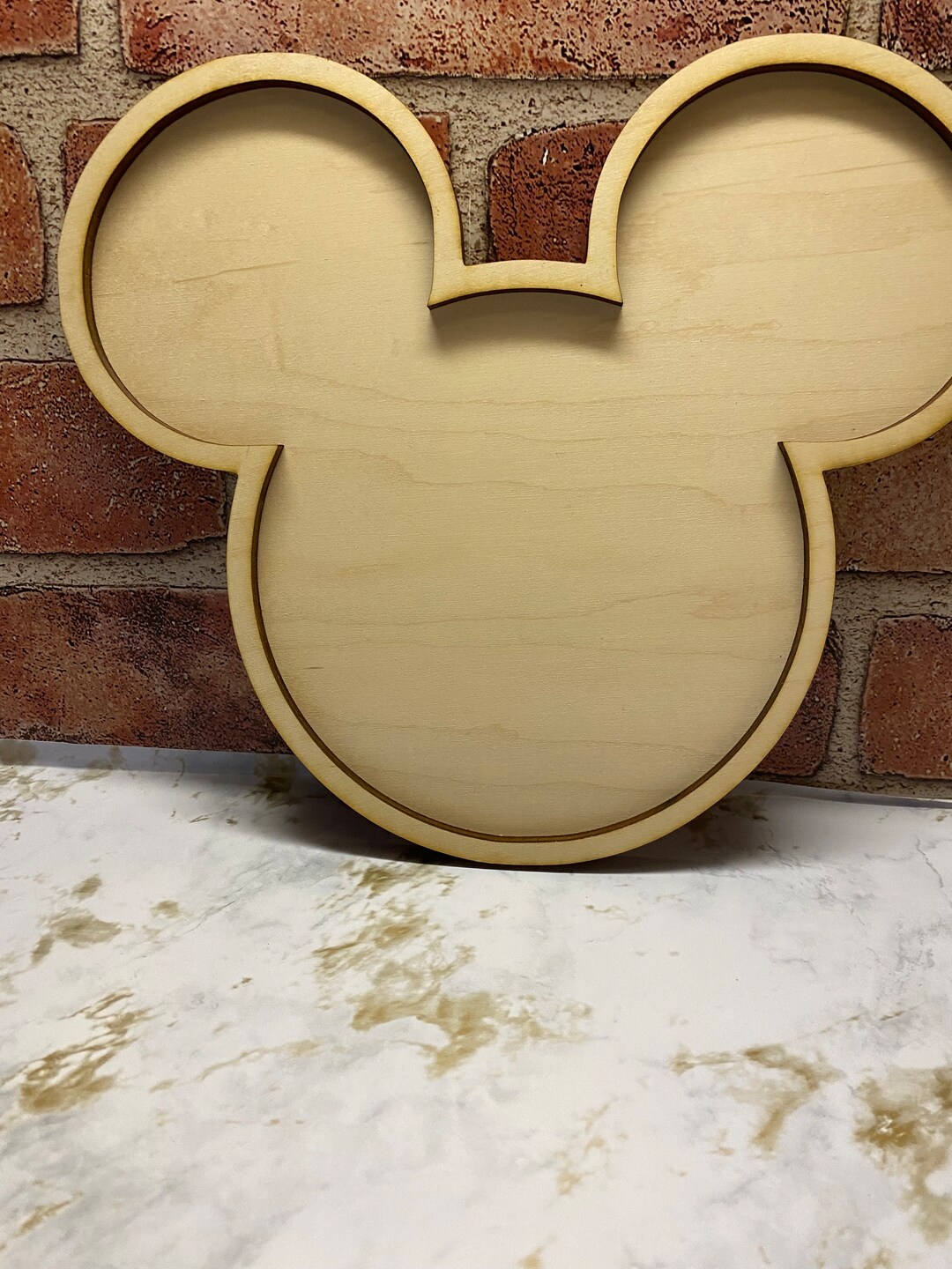 L@@KEY Mickey Mouse Wooden Tray Great for Baby Shower, Housewarming ...