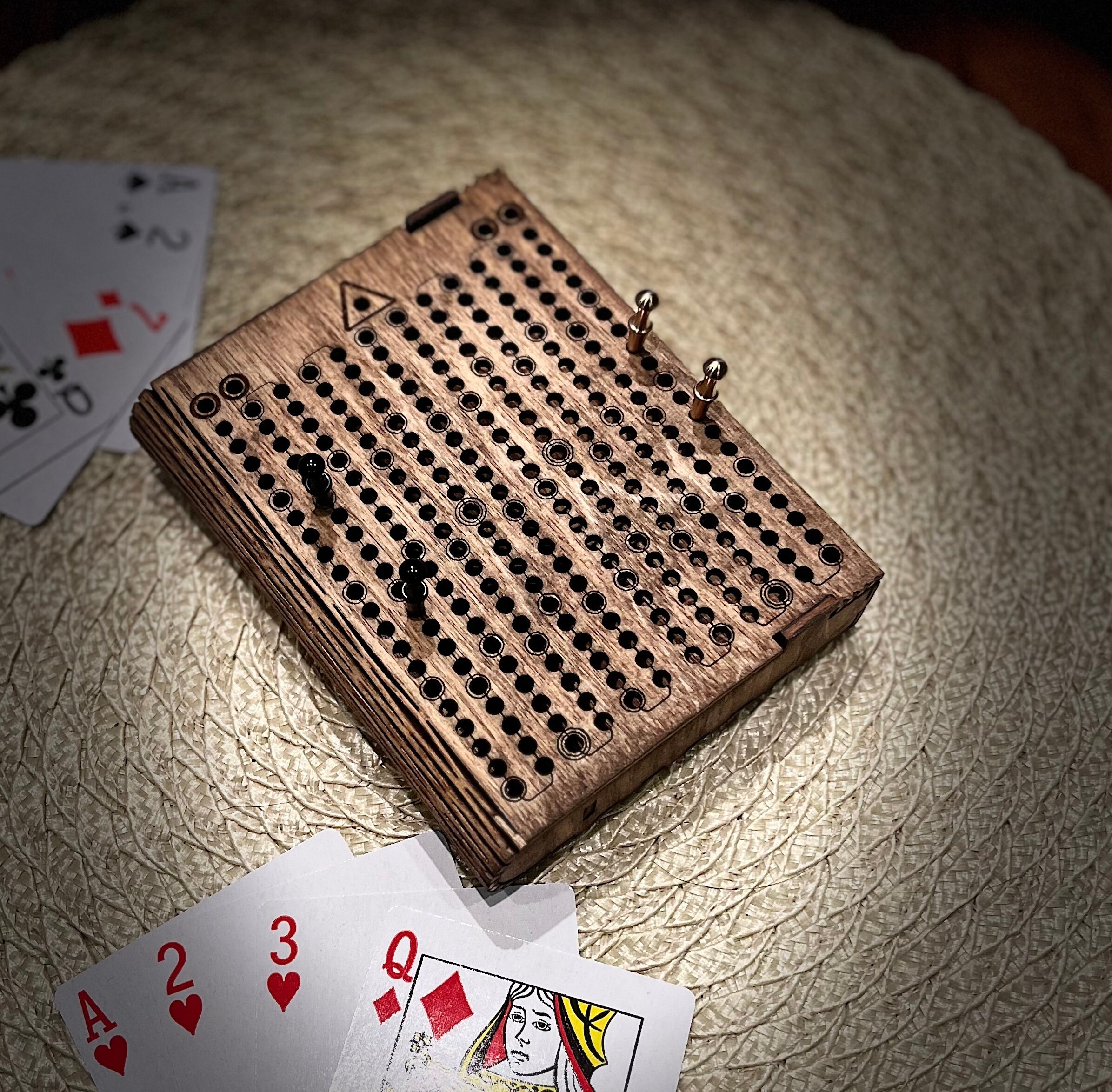 Personalized Travel Cribbage Board - Etsy