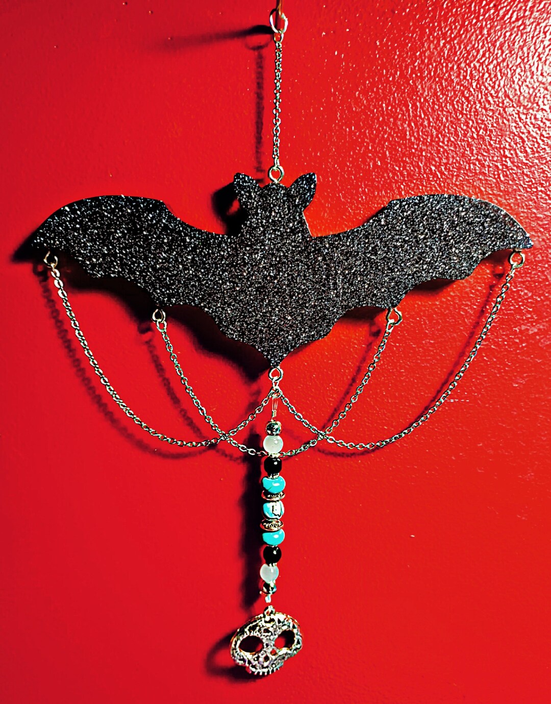 Bat Wall Hanging, Resin Bat Them Wall Decor, Bat Wall Ornament, Bat ...