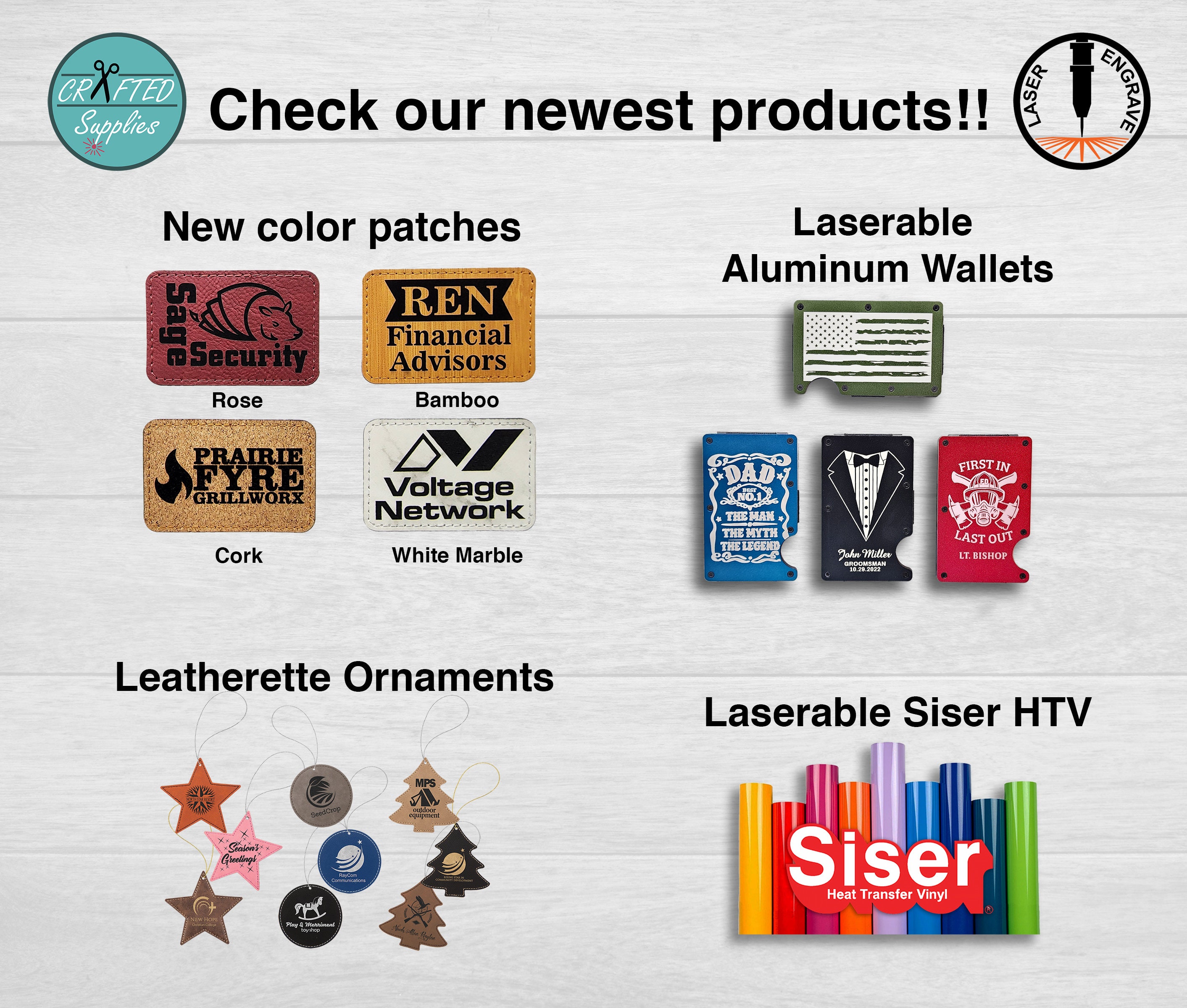 Leatherette Patch With Heat Adhesive Glowforge Laser - Etsy