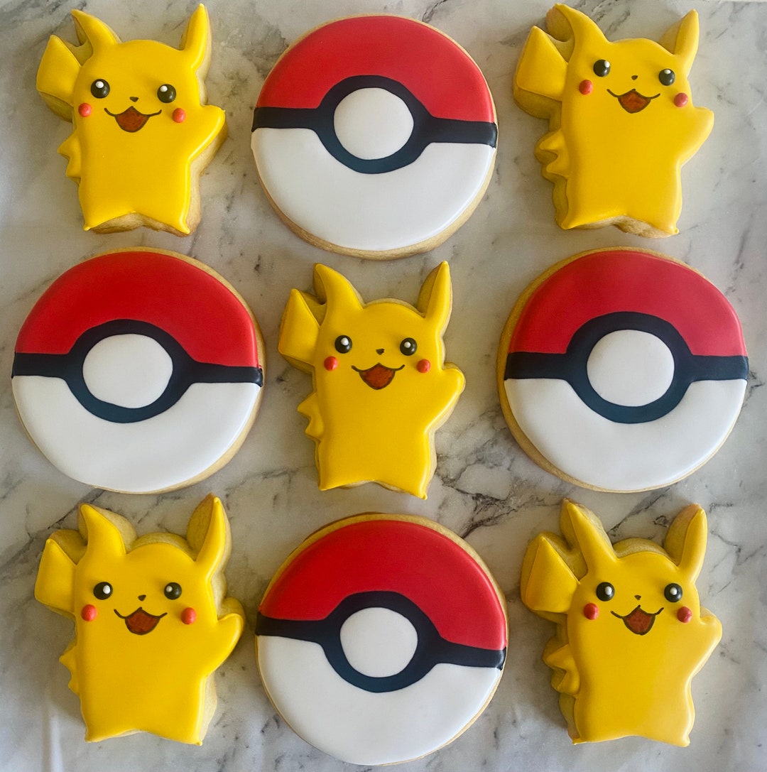 Pokemon Cookies - Etsy