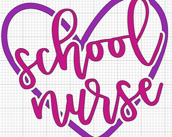 School Nurse Window Decals - Etsy