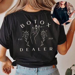 Personalized Botox Dealer Shirt Custom Aesthetic Nurse Tshirt Nurse ...