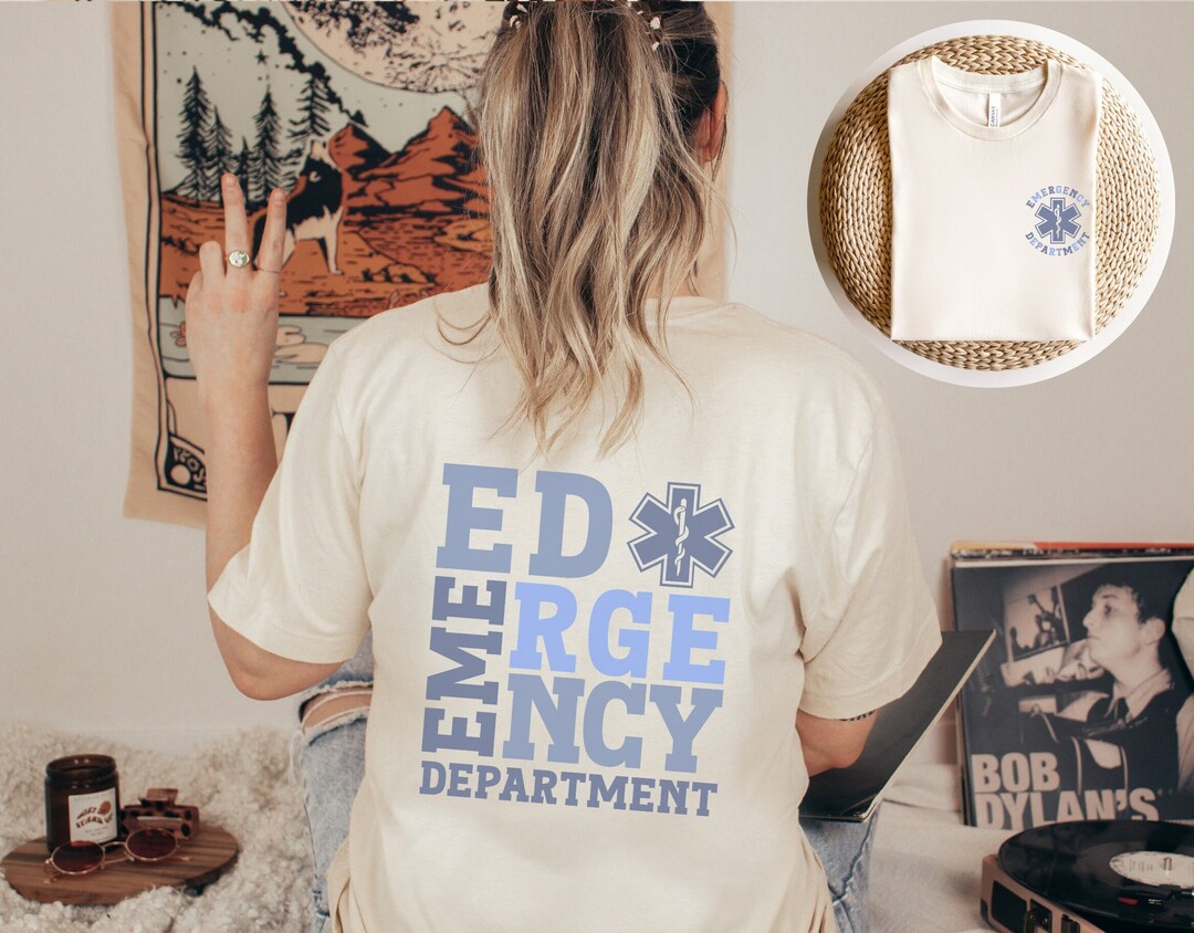 Emergency Department Shirt ER Department Tshirt Emergency Nurse Gift ER ...