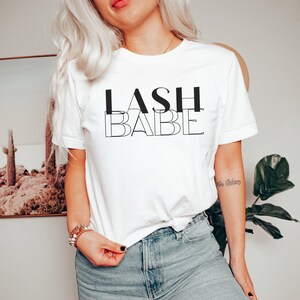 Lash Artist Shirt Lash Babe Tshirt Eyelash Artist Gifts Unisex Lash ...
