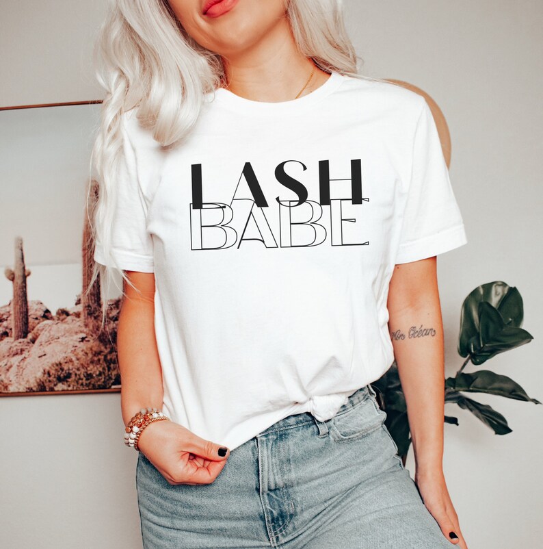Lash Artist Shirt Lash Babe Tshirt Eyelash Artist Gifts - Etsy