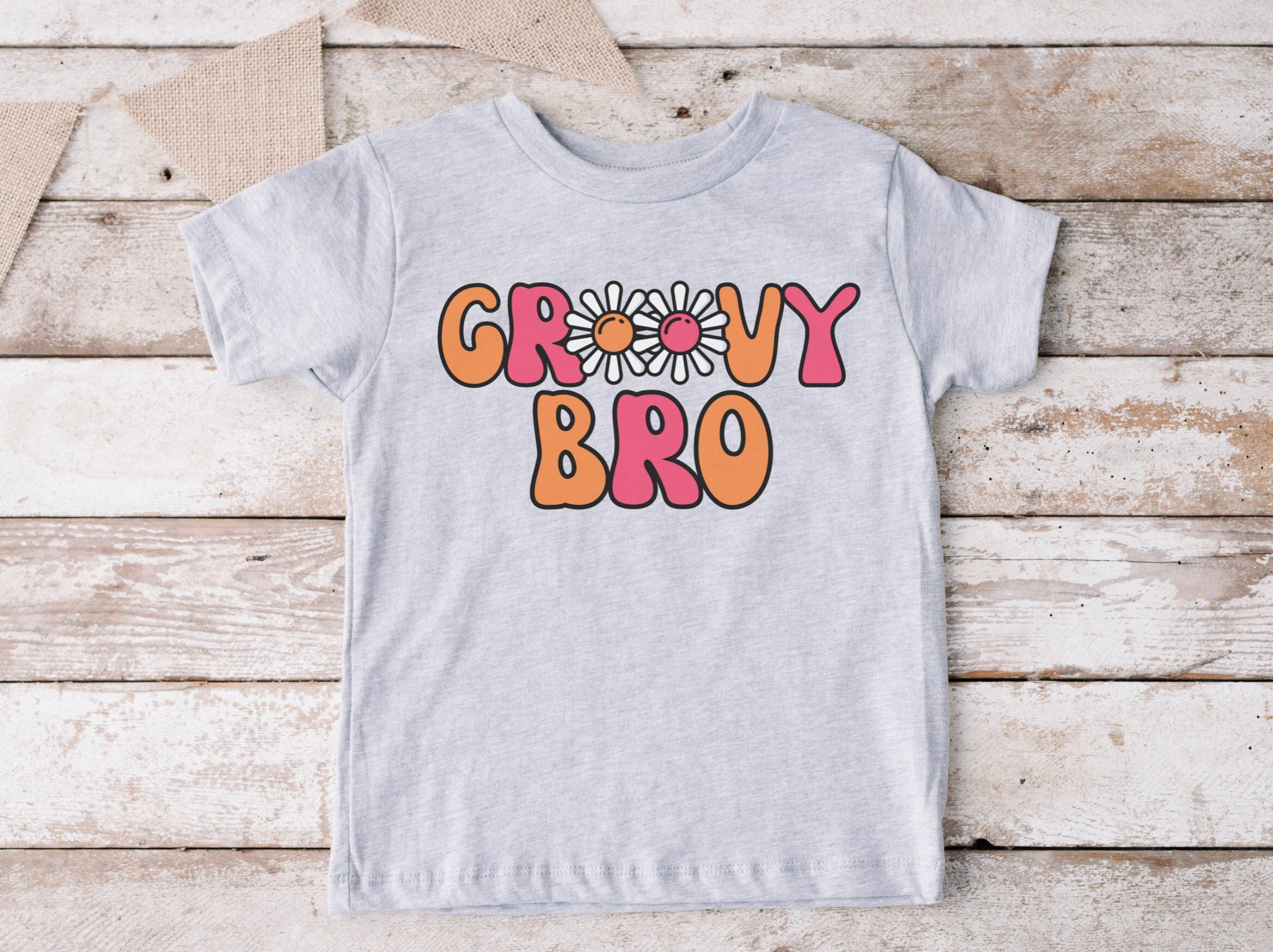 Groovy Sis & Bro Shirts Groovy Sister Tshirt Groovy - Etsy