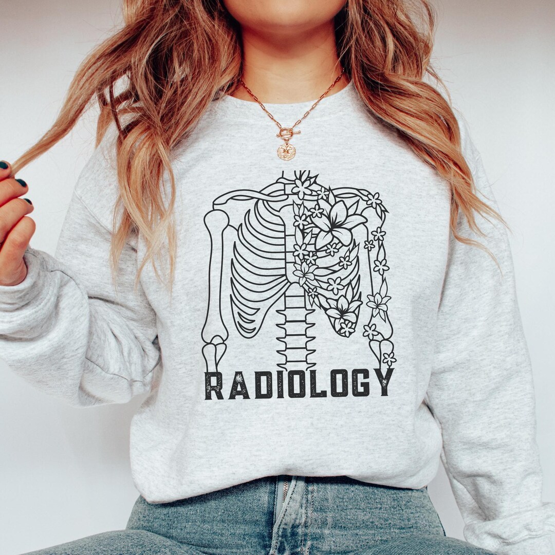 Radiology Skeleton Sweatshirt • RAD Tech Gifts • Radiologist Gift • X ...