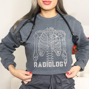 Radiology Skeleton Sweatshirt • RAD Tech Gifts • Radiologist Gift • X ...