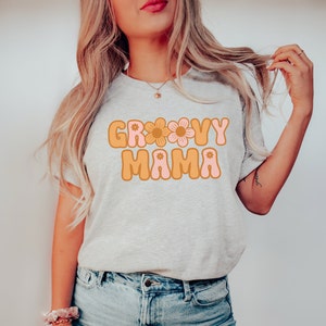 Groovy Mama Tshirt • Hippie Mom Shirt • Groovy Birthday Party Tee ...