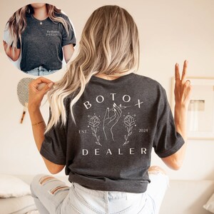 Personalized Botox Dealer Shirt • Custom Aesthetic Nurse Tshirt • Nurse ...