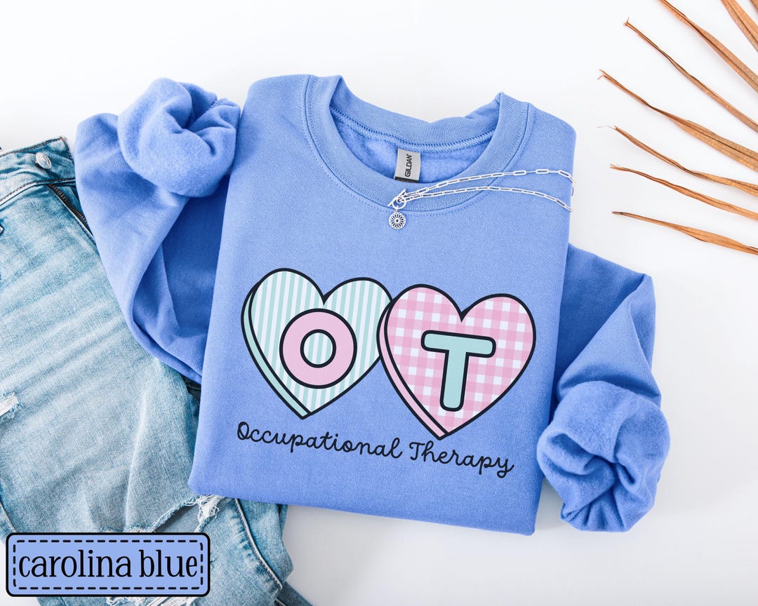Occupational Therapy Valentine's Day Sweatshirt • OT V-day Work Sweater ...
