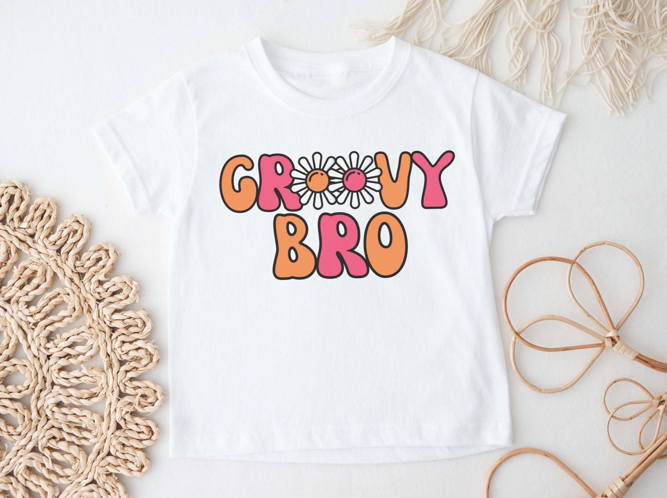 Groovy Sis & Bro Shirts Groovy Sister Tshirt Groovy - Etsy
