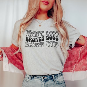 Spray Tan Artist Shirt Retro Bronze Boss Tshirt Spray Tan Artist Gifts ...