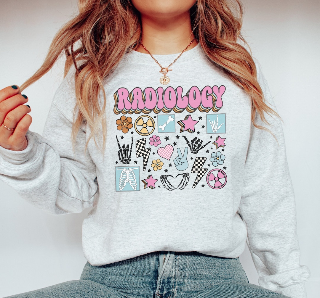 Retro Radiology Sweatshirt • Radiology Gifts • RAD Tech Sweater • X-ray ...