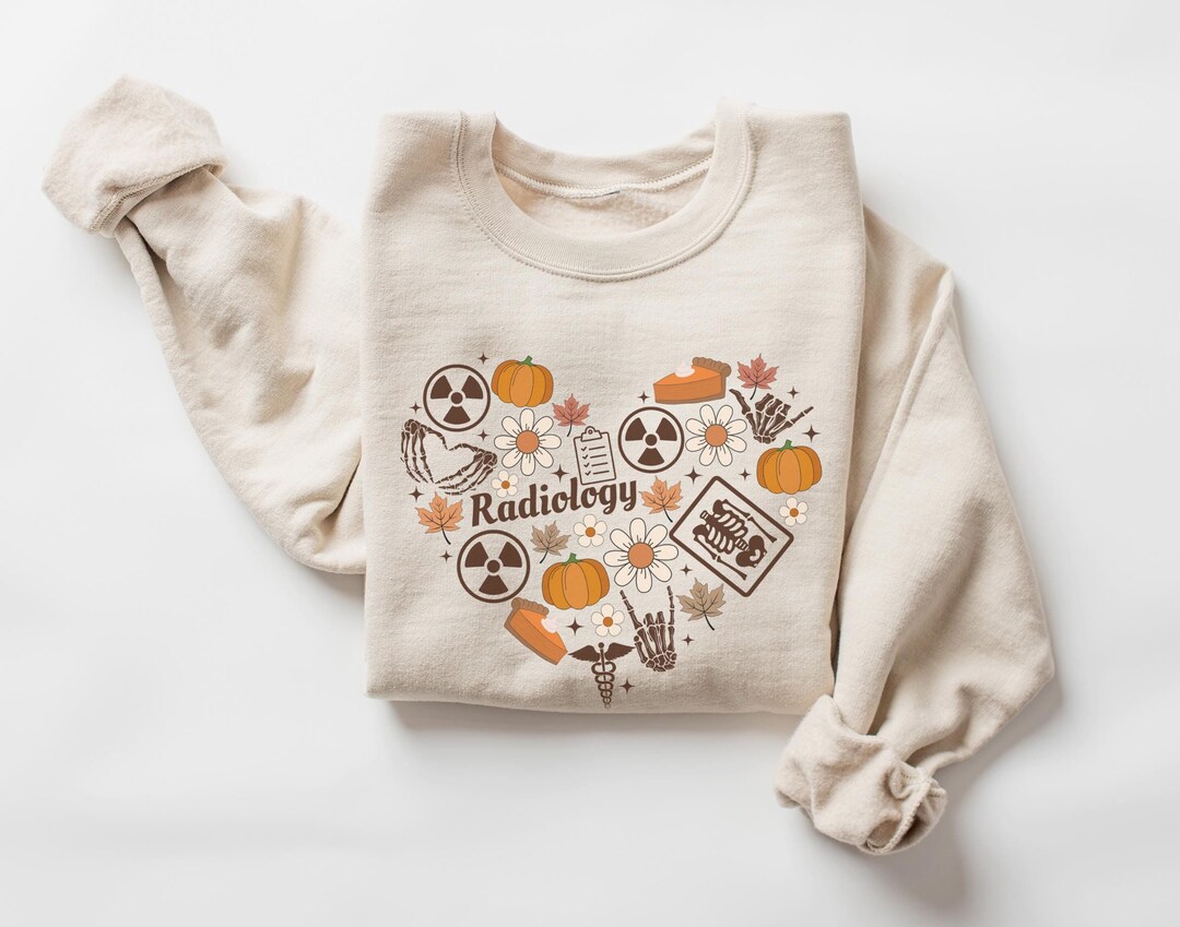Thanksgiving Radiology Sweatshirt RAD Tech Fall Sweater Autumn Xray ...