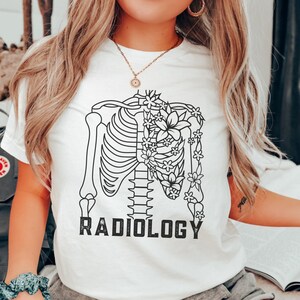 Radiology Skeleton Shirt • RAD Tech Gift • Xray Tech Tshirt • Gifts for ...