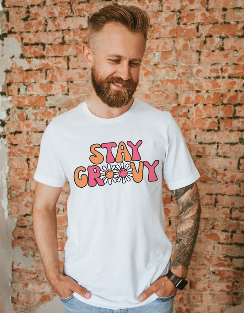Stay Groovy Shirt Groovy Birthday Party Tshirt Unisex Stay - Etsy