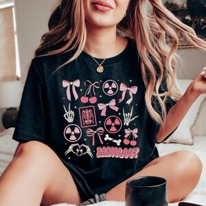 Radiology Shirt • Radiology Gifts • RAD Tech Coquette Bow Tshirt • X ...