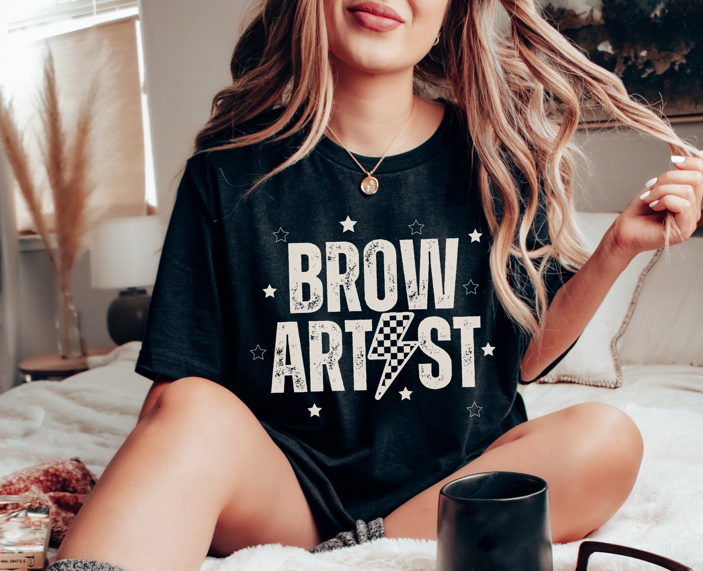 Retro Brow Artist Shirt • Brow Tech Gifts • Eyebrow Artist Tshirt ...