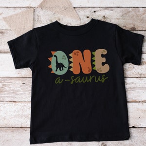 Oneasaurus Shirt • 1st Birthday Dinosaur Tshirt • One-a-saurus First ...