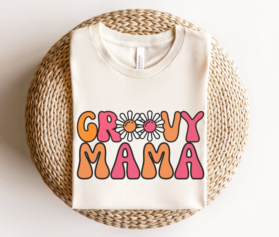 Groovy Mama Shirt Groovy Birthday Party Outfit Unisex 70s Mama Gift ...