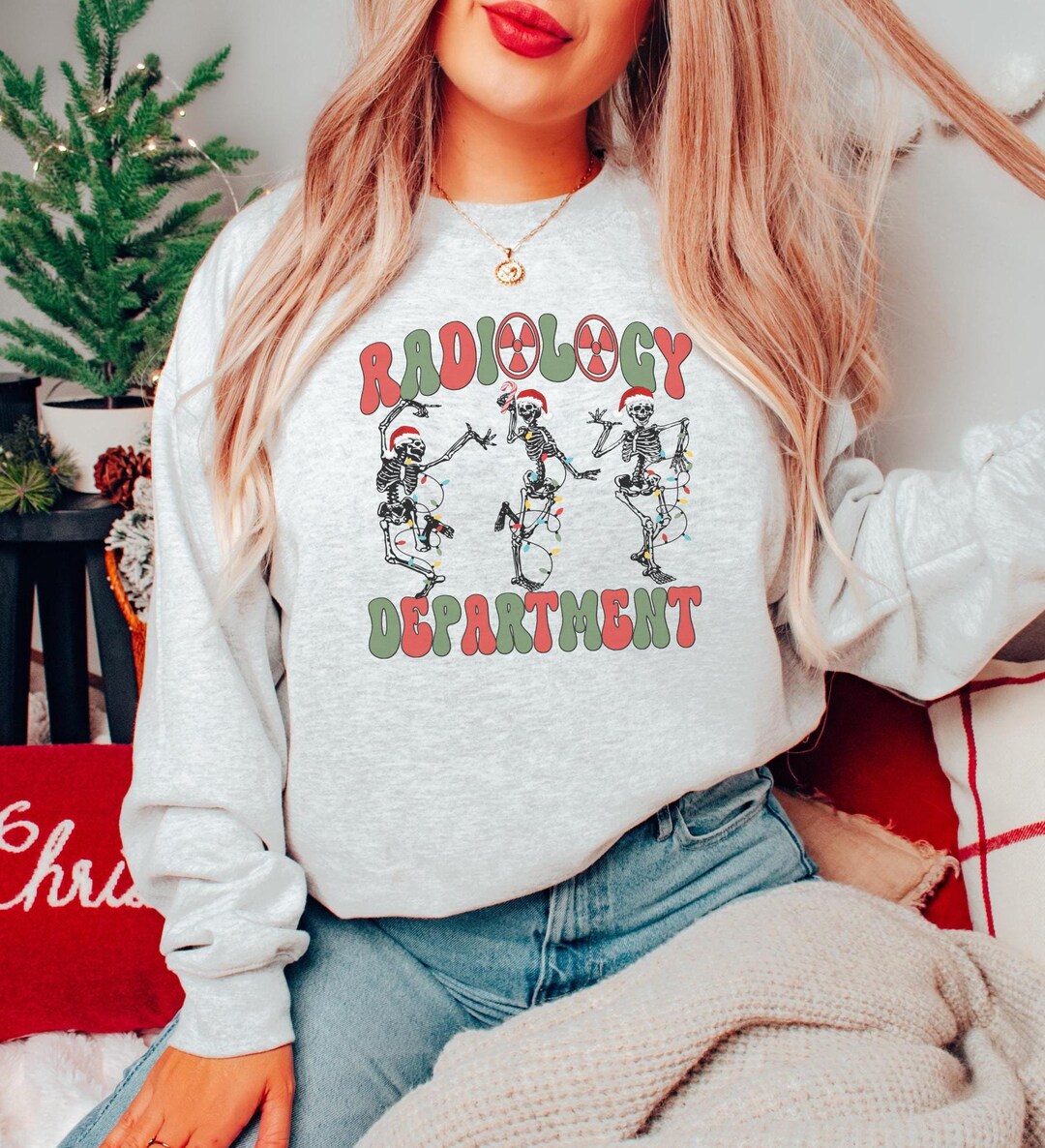 Christmas Radiology Department Sweatshirt Radiology Gifts RAD Tech ...