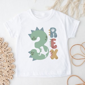 3 Rex Shirt • Three Rex Birthday Tshirt • 3rd Birthday Dinosaur Party ...
