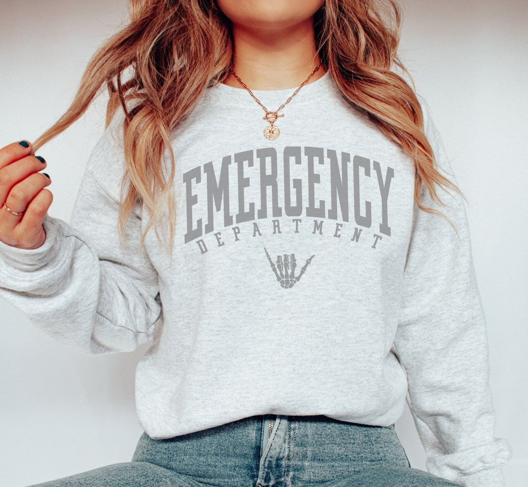 Emergency Department Sweatshirt • ER Dept Sweater • ER Nurse Gifts ...