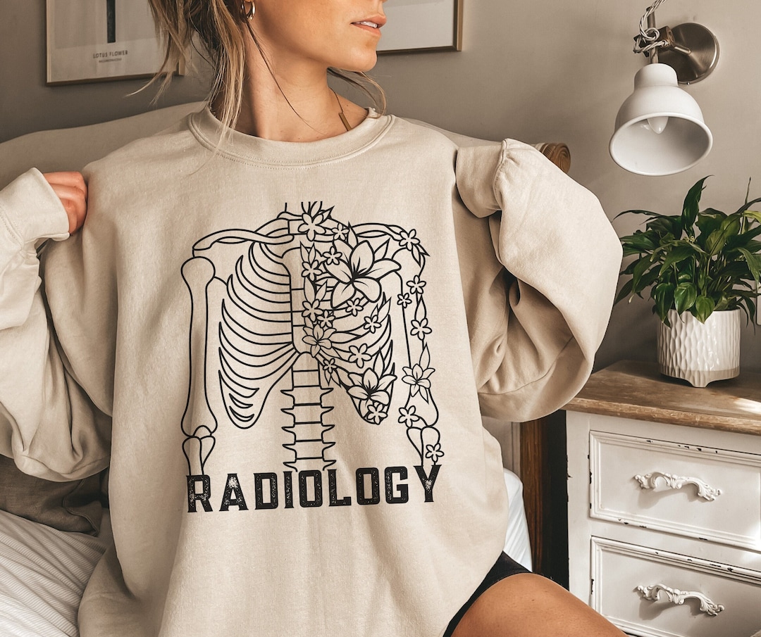 Radiology Skeleton Sweatshirt RAD Tech Gifts Radiologist Gift X-ray ...