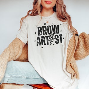 Retro Brow Artist Shirt • Brow Tech Gifts • Eyebrow Artist Tshirt ...