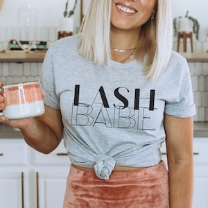 Lash Artist Shirt Lash Babe Tshirt Eyelash Artist Gifts Unisex Lash ...