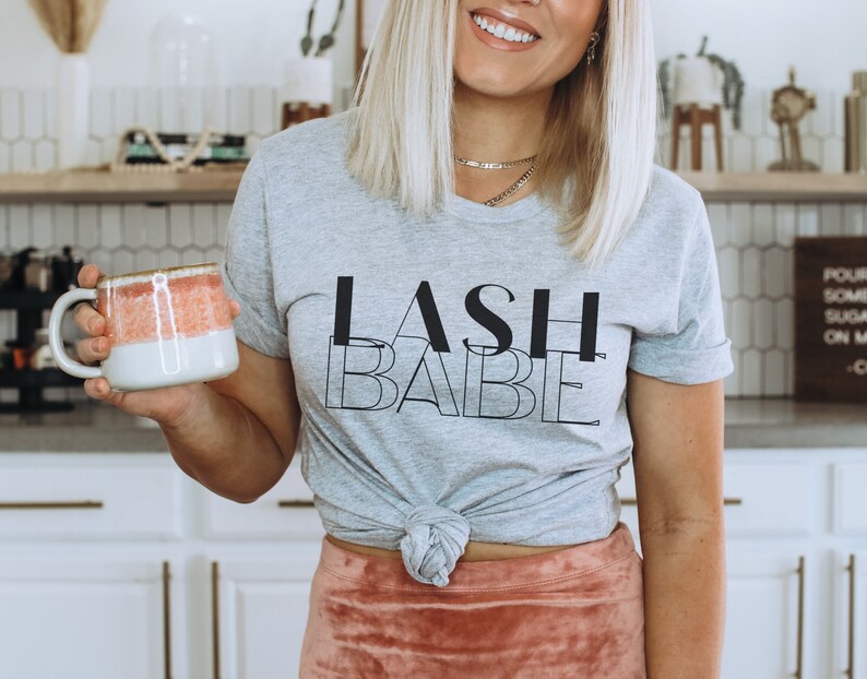 Lash Artist Shirt Lash Babe Tshirt Eyelash Artist Gifts - Etsy