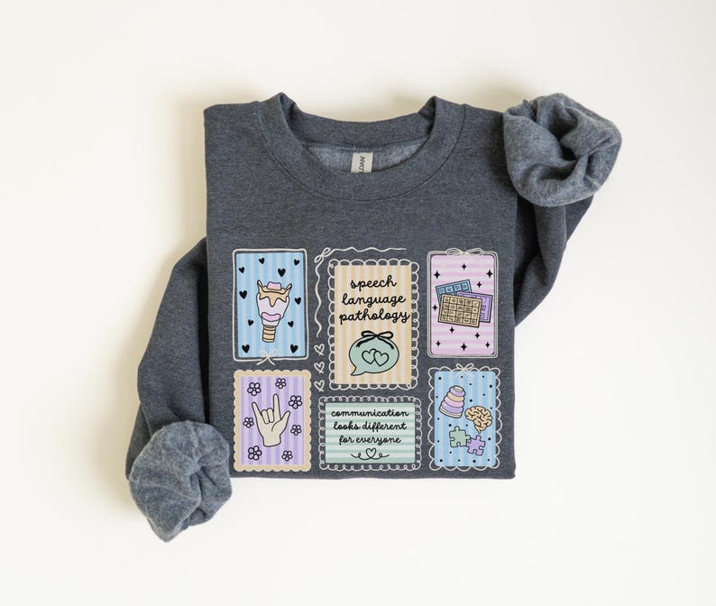 Speech Language Pathology Sweatshirt • SLP Coquette Work Sweater ...