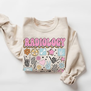 Retro Radiology Sweatshirt • Radiology Gifts • RAD Tech Sweater • X-ray ...