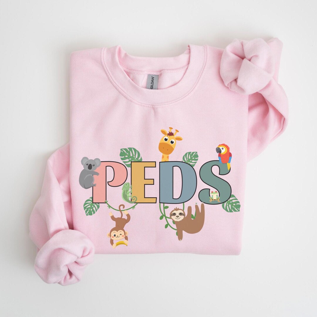 Pediatrics Sweatshirt • PEDS Nurse Sweater • Pediatric Nurse Gifts ...