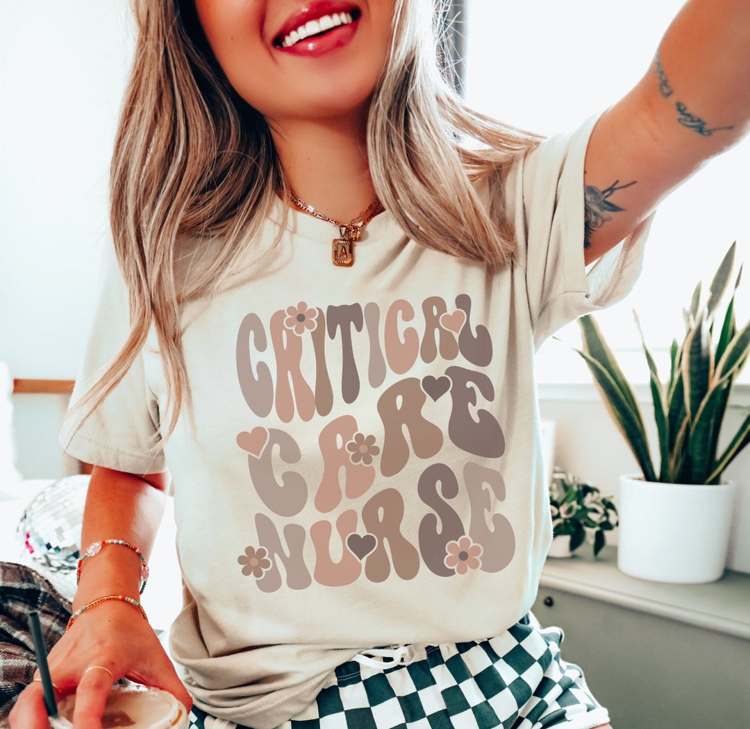 Critical Care Nurse Shirt • Critical Care Nursing Gifts • CCU Nurse ...