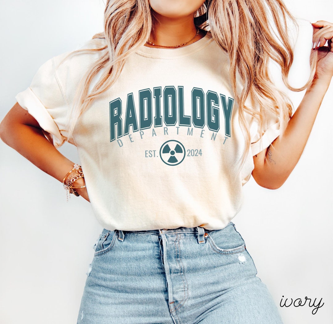 Personalized Radiology Department EST. 2024 Shirt • Custom Comfort ...