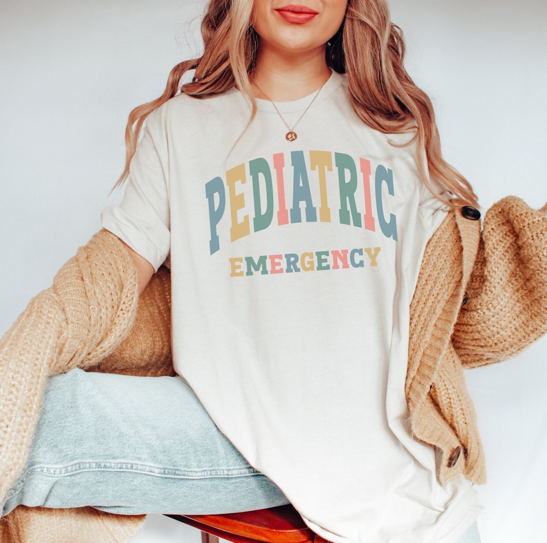 Pediatric Emergency Shirt Pediatric ER Nurse Tshirt PEDS ER Nurse Gift ...