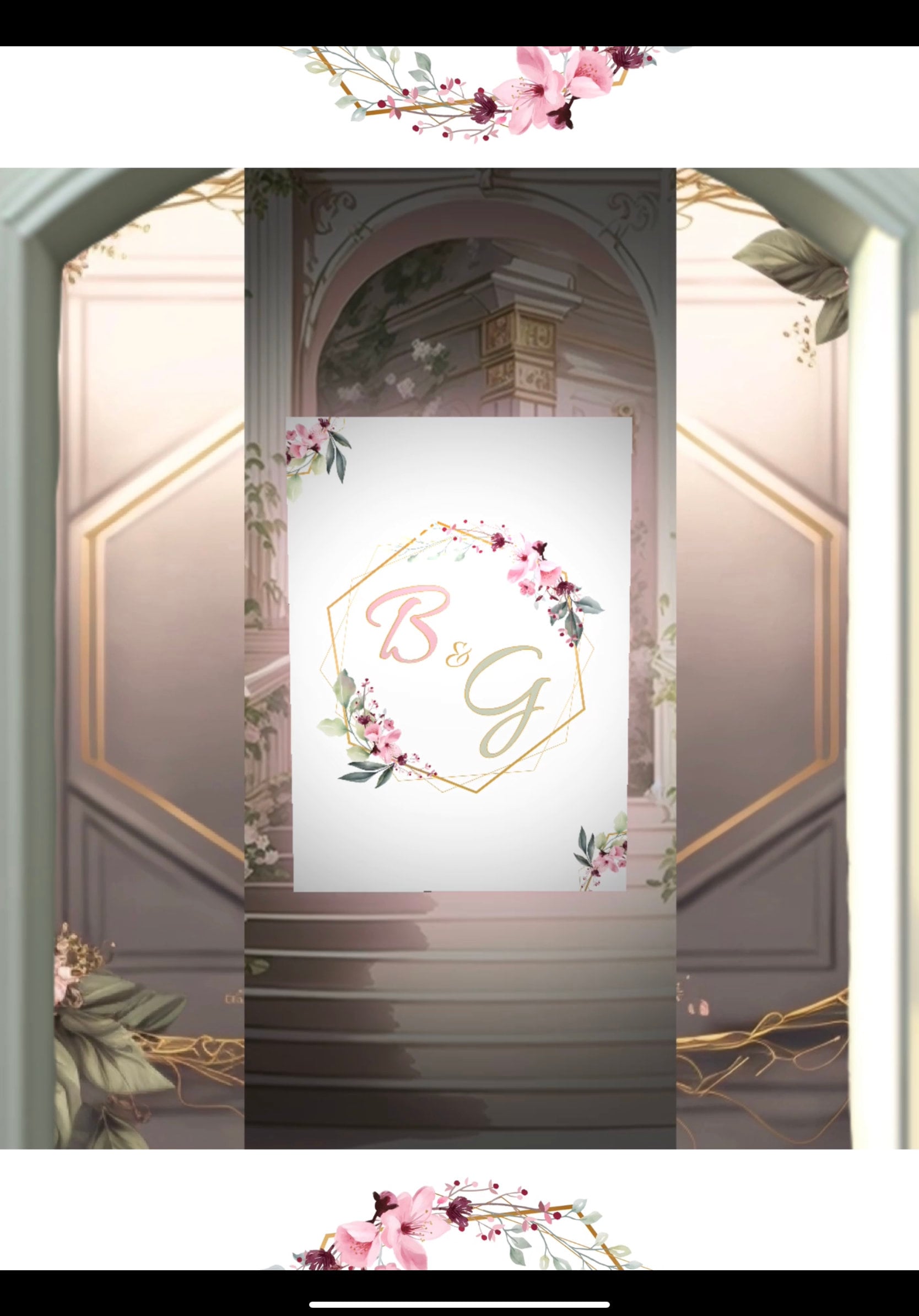 NEW White Animated Digital Wedding Invitation Card Video to Send via ...