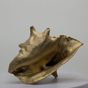 Gold Conch Seashell 3D Printed Miniature Unique Gift Decor Decoration ...