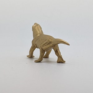 Gold Gorgonopsid Sabre Tooth Miniature Figurine 3D Printed Permian ...