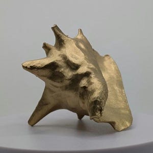 Gold Conch Seashell 3D Printed Miniature Unique Gift Decor Decoration ...