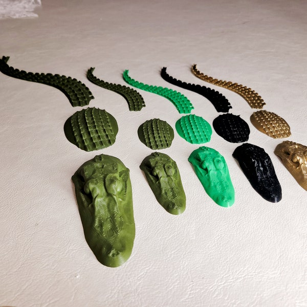 Alligator Figurine - Etsy