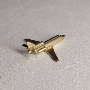 Airplane Jet Gold 3D Printed Miniature Figurine Toy Small Mini Trinket ...