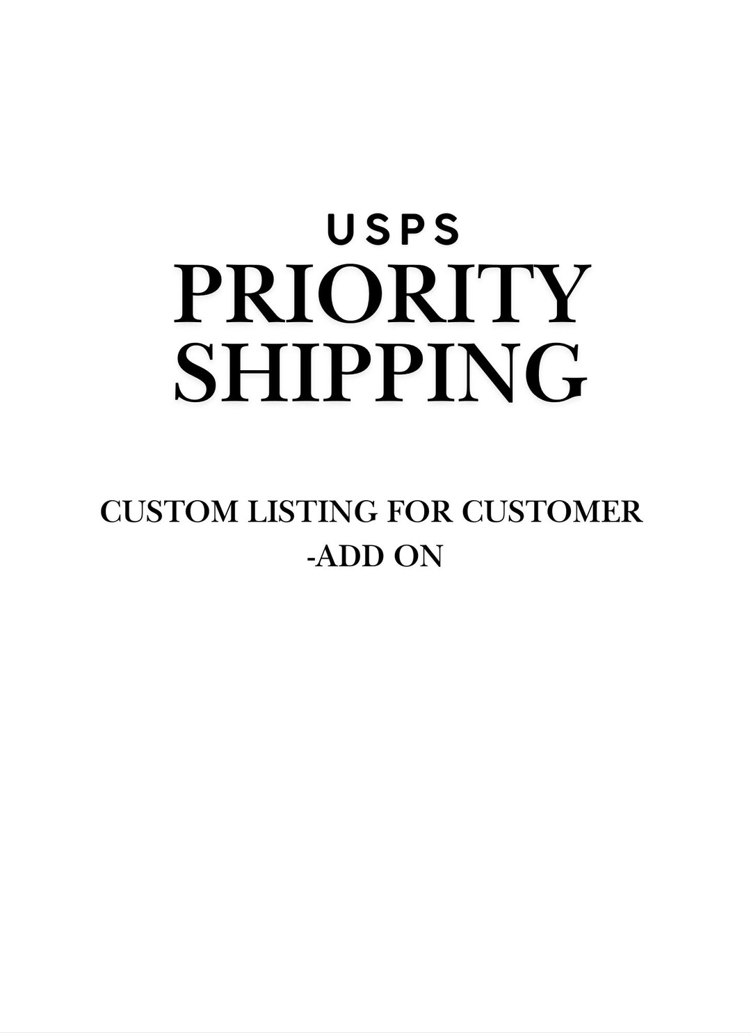 Priority Shipping Upgrade - Etsy
