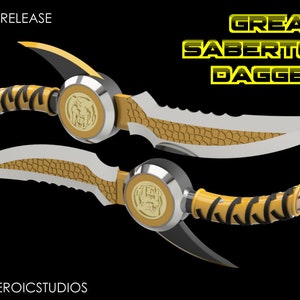 Themed Full Scale Great Saber Tooth Daggers Props - Etsy