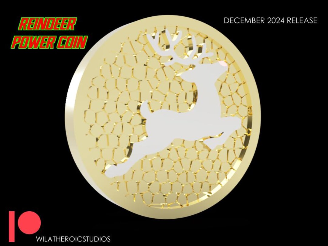 Power Rangers Rudolph Power Coin - Etsy