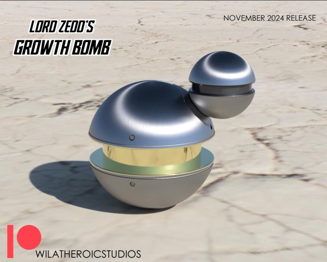 Lord Zedd Grow Bomb Full Scale Prop - Etsy